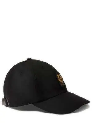 Belstaff Waxed Cotton Cap - Nero