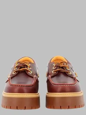 Timberland Platform Leather Lug Sole Loafers