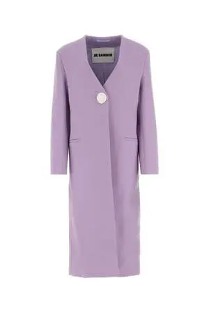 JIL SANDER Cashmere Tailored Jacket - Purple
