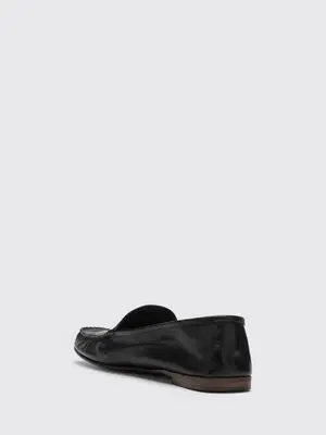 Versace Grain Leather Penny Loafers With Medusa Plaque