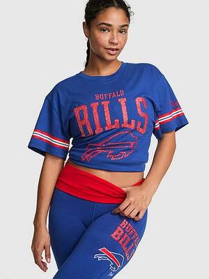 Pink Nfl Collection Campus Cotton™ Bling Tee - Blue