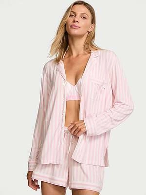 Victoria's Secret Sosoft™ Modal Long-sleeve Short Pajama Set - Print