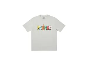 PALACE Shitfaced Shaka T-shirt - Grey Marl