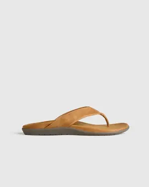Quince Crafted Leather Sandal - Peanut