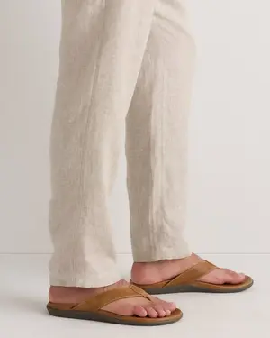 Quince Crafted Leather Sandal - Peanut