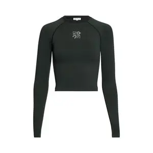 On X Loewe Lg Sleeve Top - Black