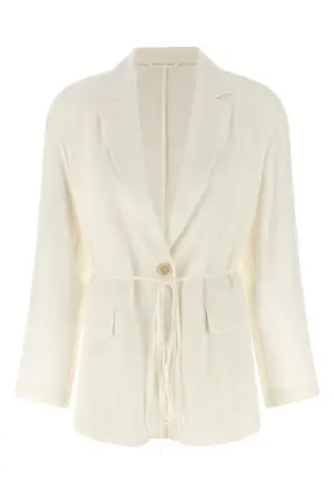 Brunello Cucinelli Silk Crêpe Blazer