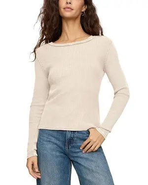 Z Supply Arlet Thermal Top - Soft Ecru