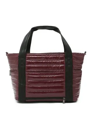 THINK ROYLN Jetset Wingman Large Quilted Crossbody Tote