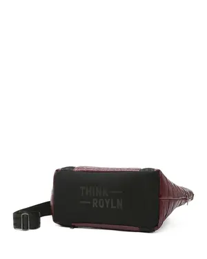 THINK ROYLN Jetset Wingman Large Quilted Crossbody Tote