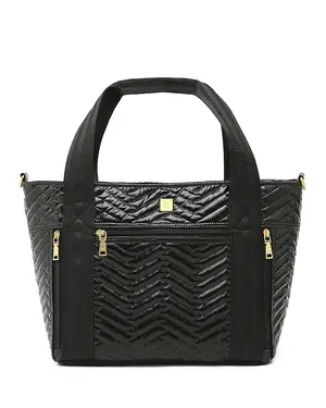 THINK ROYLN Jetset Wingman Quilted Tote - Black