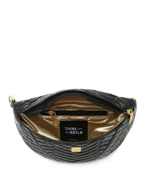THINK ROYLN Little Runway Medium Quilted Crossbody