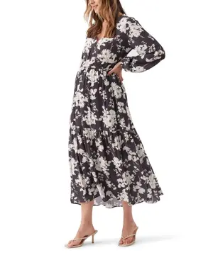 RIPE MATERNITY Drew Floral Maxi Dress