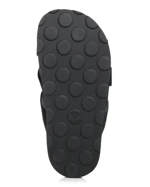 Moschino Crisscross Logo Sandals