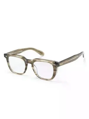 Oliver Spencer Afton Square-frame Glasses