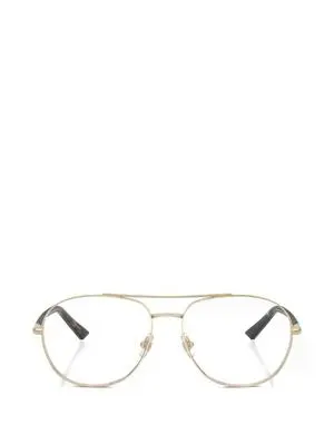 JIMMY CHOO Pilot-frame Glasses - Gold