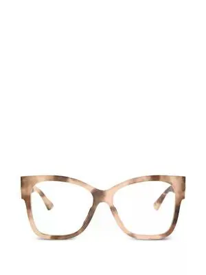 JIMMY CHOO Square-frame Glasses - Neutrals