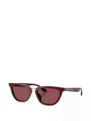 Giorgio Armani Geometric-frame Sunglasses - Red