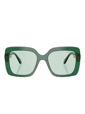 SWAROVSKI Crystal-embellished Oversized-frame Sunglasses
