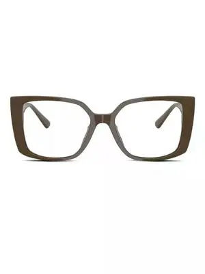 JIMMY CHOO Square-frame Glasses - Green