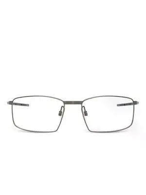 Oakley Burrow Rectangle-frame Glasses - Grey