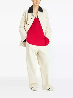 Barena Venezia V-neck Silk Top