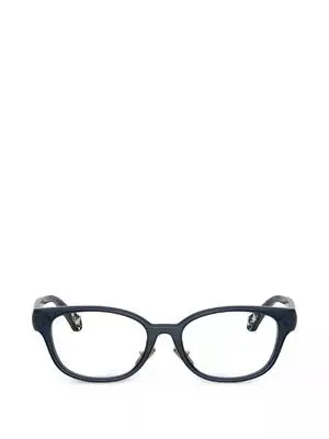 Moncler Oval-frame Glasses - Blue