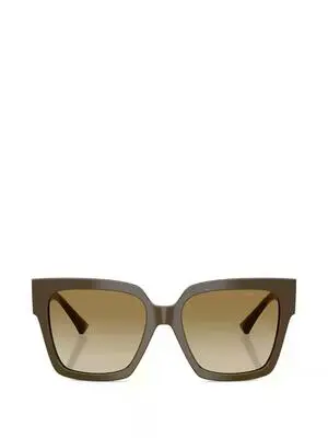 JIMMY CHOO Square Frame Sunglasses - Brown