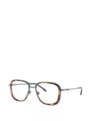 DIESEL® Tortoiseshell-effect Square-frame Glasses
