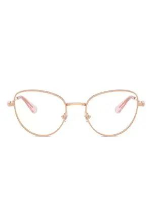 SWAROVSKI Cat Eye-frame Glasses - Gold