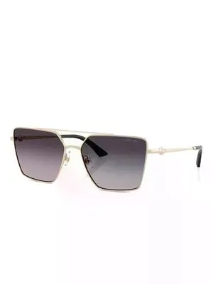 JIMMY CHOO Embellished Square-frame Sunglasses
