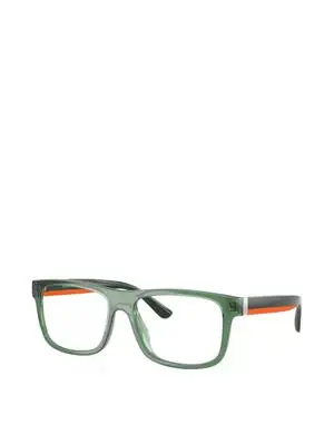 POLO RALPH LAUREN EYEWEAR Rectangle-frame Glasses - Green