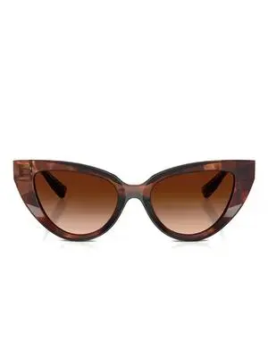 Dolce & Gabbana Cat-eye Acetate Sunglasses - Brown