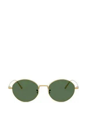 Oliver Spencer Round-frame Sunglasses - Gold