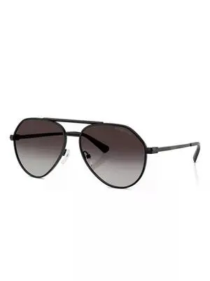 Michael Kors Brentwood Pilot-frame Sunglasses - Black