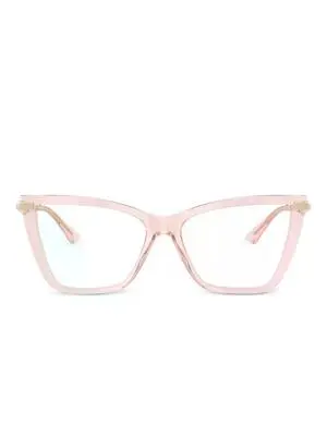 JIMMY CHOO Crystal-embellished Cat-eye Glasses - Pink