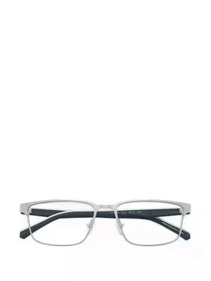Emporio Armani Rectangle-frame Glasses - Silver