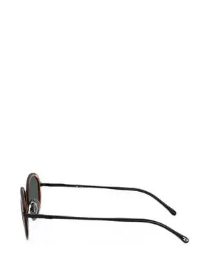 DIESEL® Tortoiseshell-effect Oval-frame Sunglasses