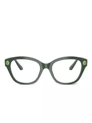 SWAROVSKI Crystal-embellished Cat-eye Glasses - Green