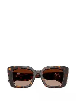 Burberry Geometric-frame Logo-plaque Sunglasses