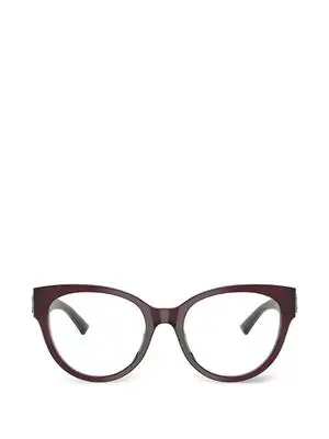 JIMMY CHOO Oval-frame Glasses - Purple