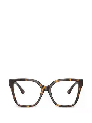 Burberry Geometric-frame Glasses - Brown