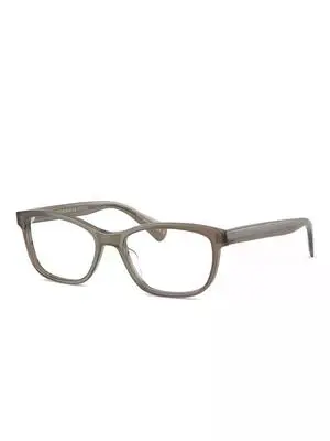 Oliver Spencer Follies Rectangle-frame Glasses - Brown