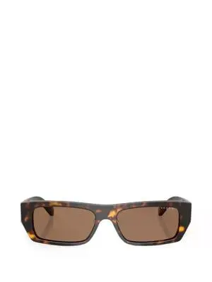 VOGUE EYEWEAR Rectangle Frame Sunglasses - Brown