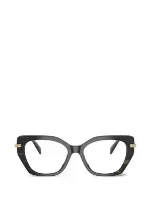Michael Kors Horn Geometric-frame Glasses Grey