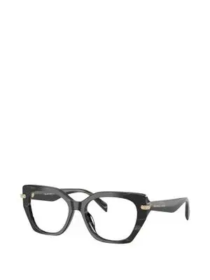 Michael Kors Horn Geometric-frame Glasses - Grey