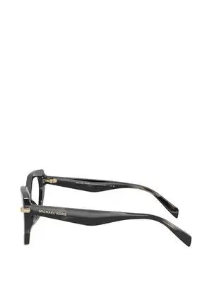 Michael Kors Horn Geometric-frame Glasses - Grey