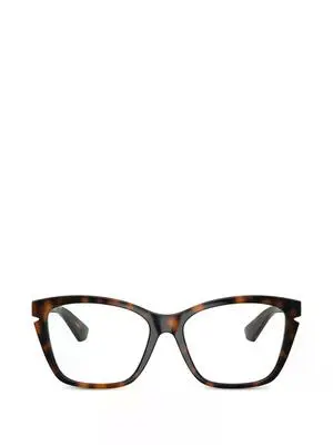 Burberry Geometric-frame Glasses - Brown