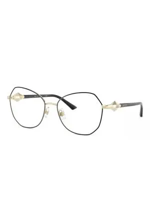 JIMMY CHOO Round-frame Clear-lenses Glasses