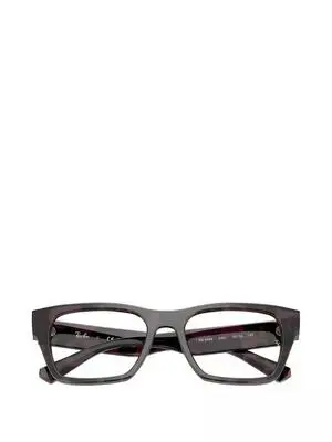 Ray-ban Rectangle-frame Glasses - Brown